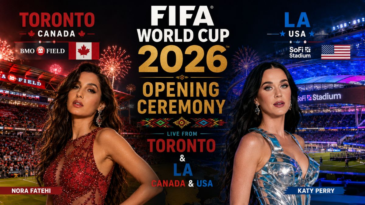 FIFA World Cup 2026 Opening Ceremony Canada and USA Highlights: Nora ...