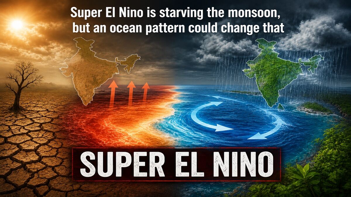 Super El Nino is starving the monsoon, but an ocean pattern could ...